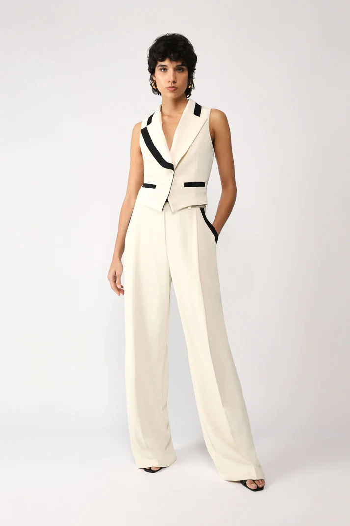 Dvobojne Palazzo hlače sa strelicama - Selin Boutique